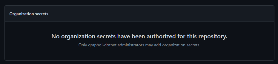 CI script cannot access project nuget token · Issue #108 · graphql-dotnet/relay · GitHub