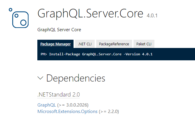 GraphQL --version 3.0.0 System.MissingMethodException: Method not found: 'Void GraphQL ...