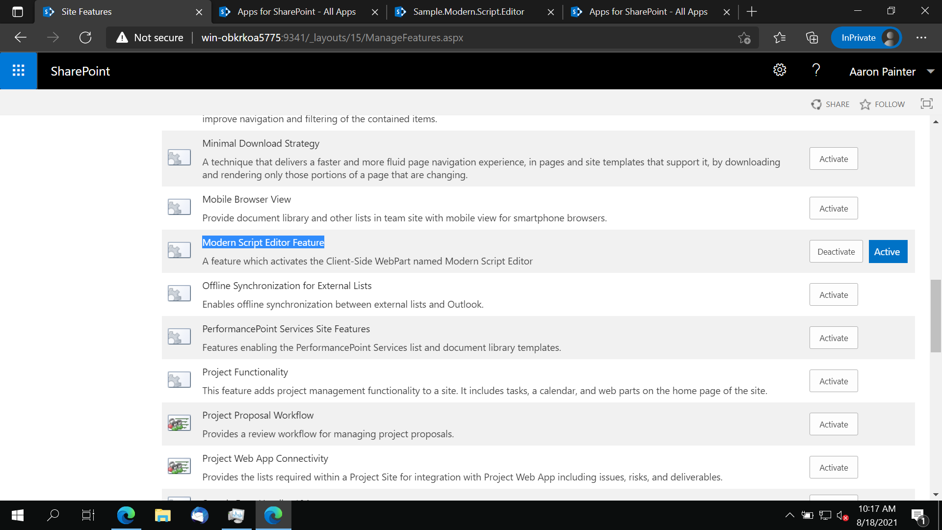 Regarding the Sample: react-script-editor-onprem · Issue #2021 · pnp/sp-dev-fx-webparts · GitHub