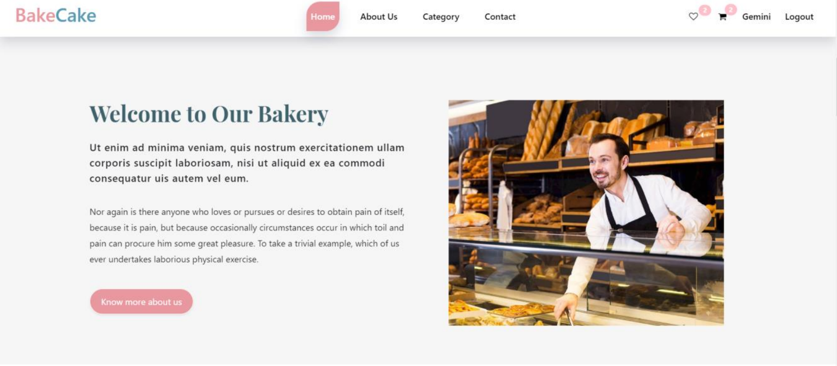 GitHub - RitikaDongol/Bakery-website