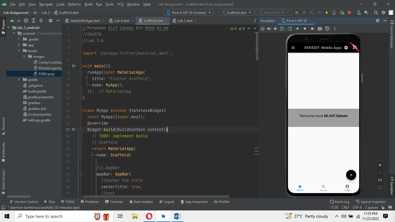 Github Alifzwan Dart All The Dart Assignment Sem 5