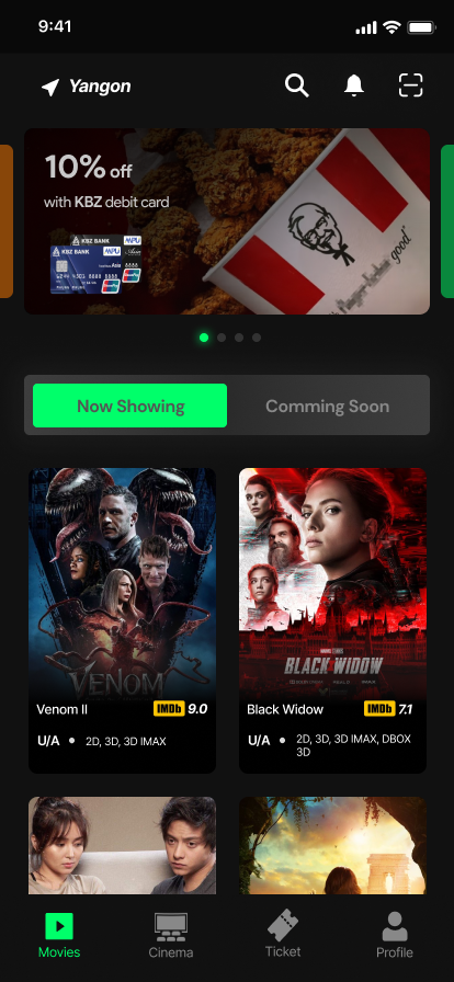 GitHub - Saw-YanLinOo/movie-booking-application-with-clean-ui-ux: This ...