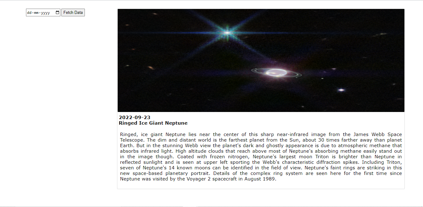 GitHub - utkarshgupta04092003/Astronomy-Picture-of-the-Day: Using NASA Apod API we create a ...