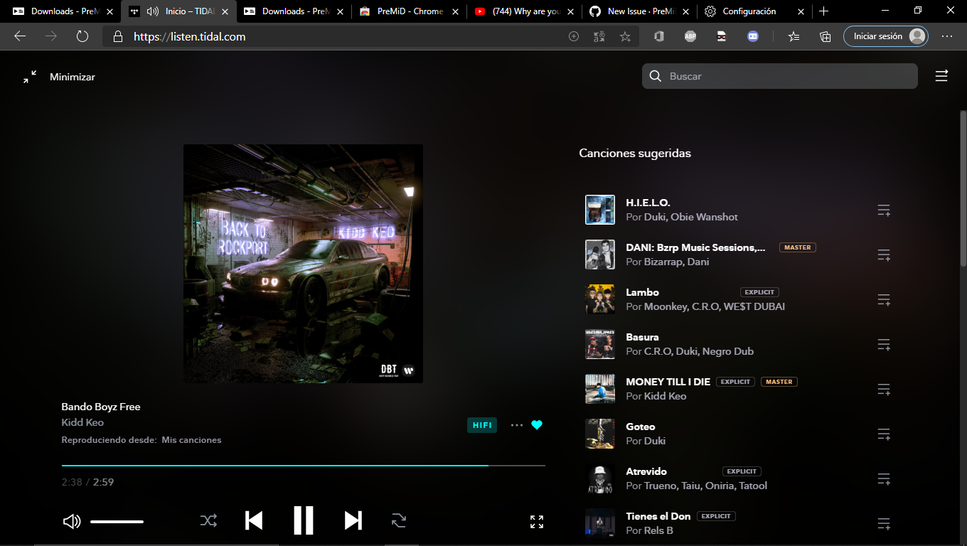 Tidal Presence · Issue #2252 · PreMiD/Activities · GitHub