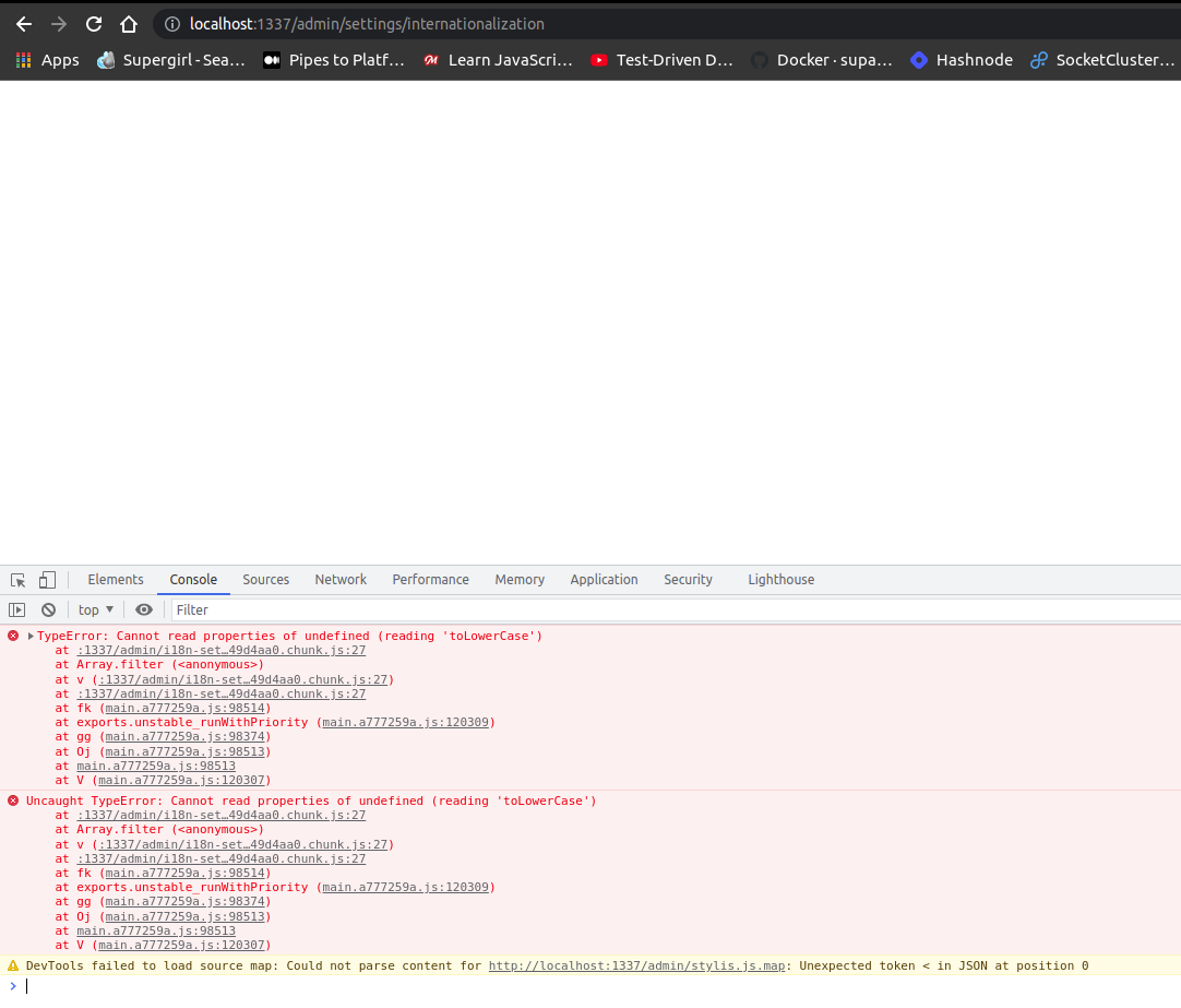 Localization Plugin Breaks · Issue #11140 · strapi/strapi · GitHub