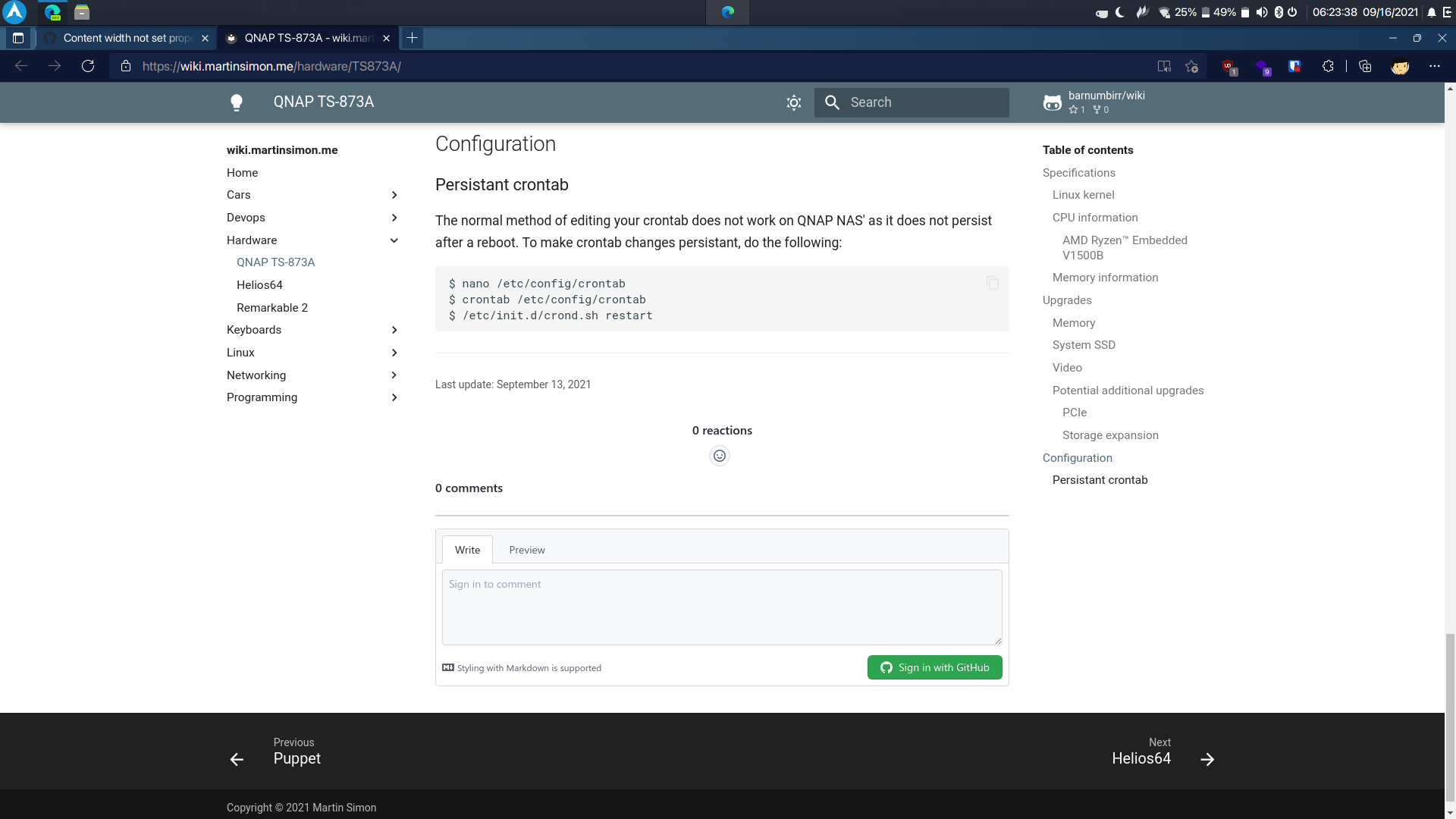 Content width not set properly · Issue #170 · giscus/giscus · GitHub