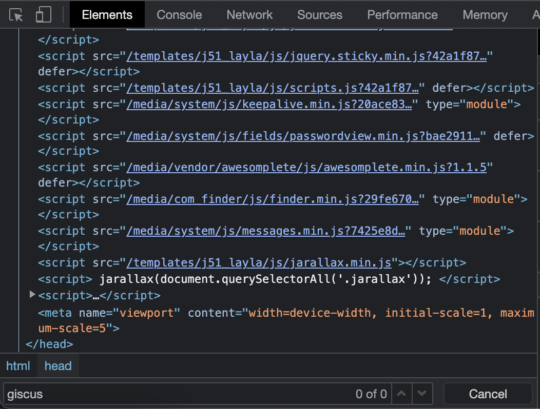 Issue with Joomla article · Issue #591 · giscus/giscus · GitHub