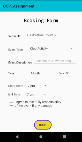 GitHub - LeeChiaHao/VenueBookingAssignment