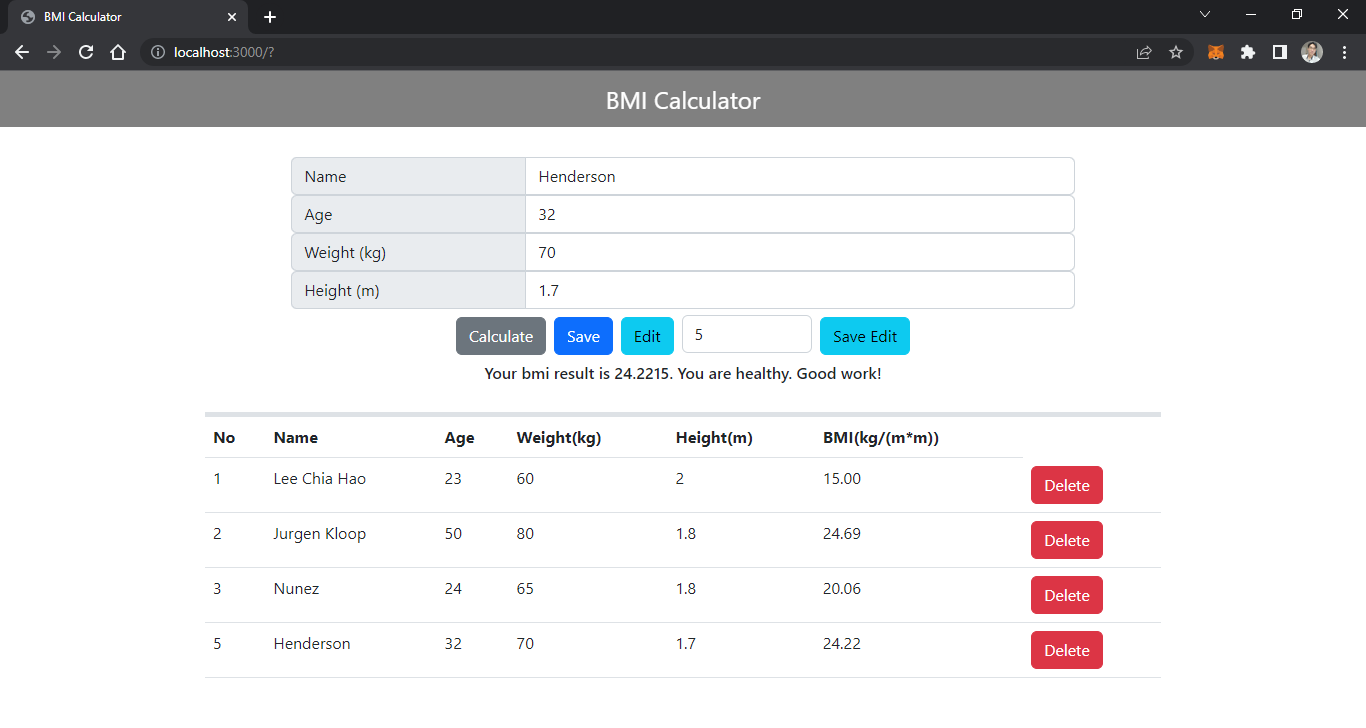 GitHub - LeeChiaHao/bmiCalculator