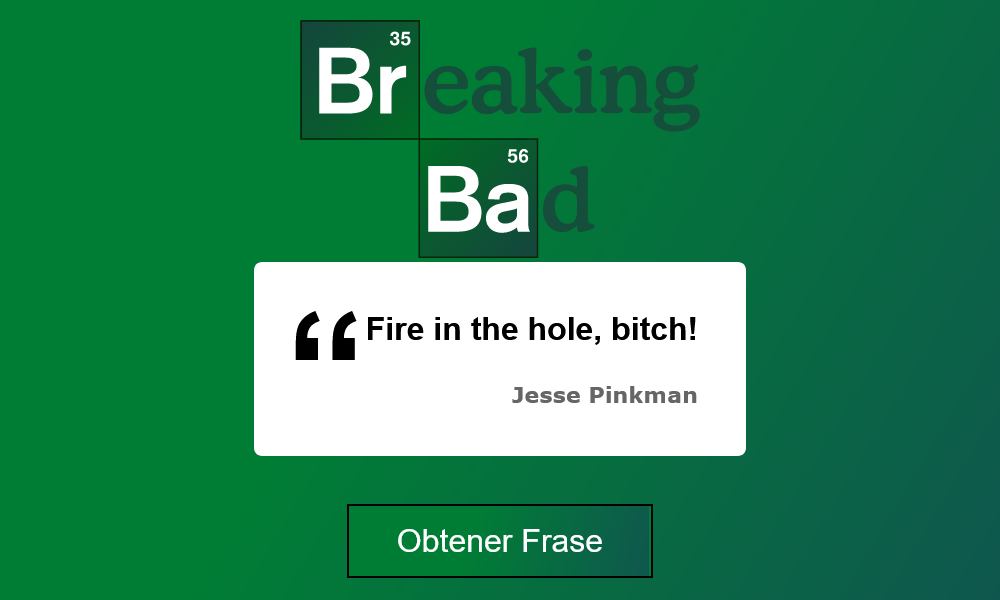 GitHub - humbertodrc/react-breaking-bad: Aplicacion de Citas de Breaking Bad