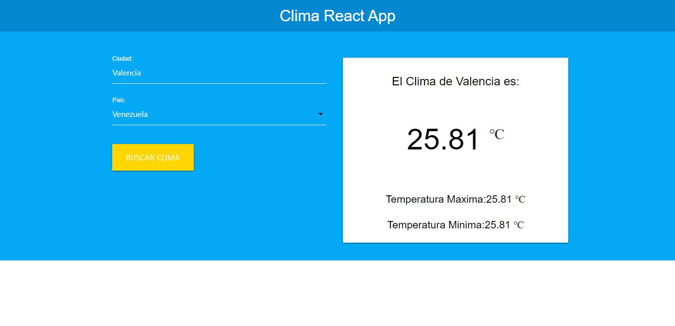 GitHub - humbertodrc/clima-app-react: App del Clima con React