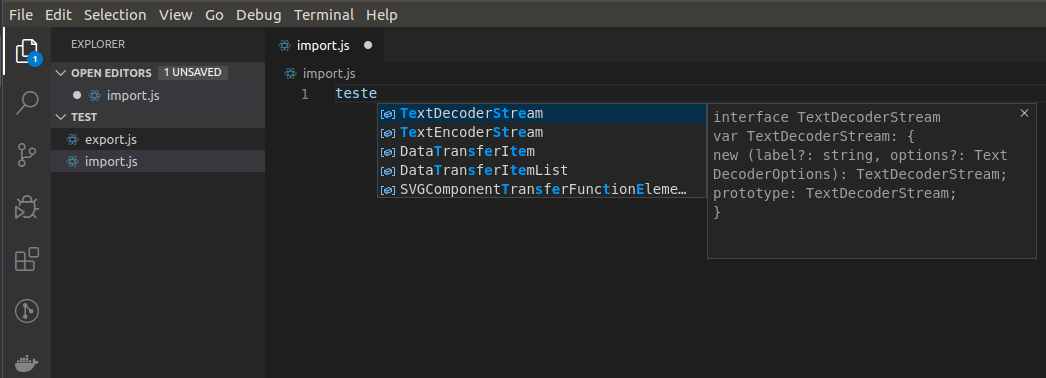 Auto import not suggested when exported file is closed · Issue #92163 ...