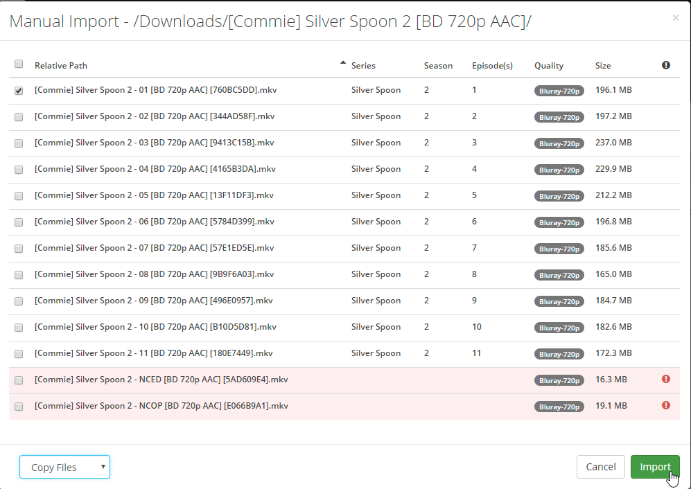 Manual import to wrong season despite identifying correct season · Issue #2643 · Sonarr/Sonarr ...