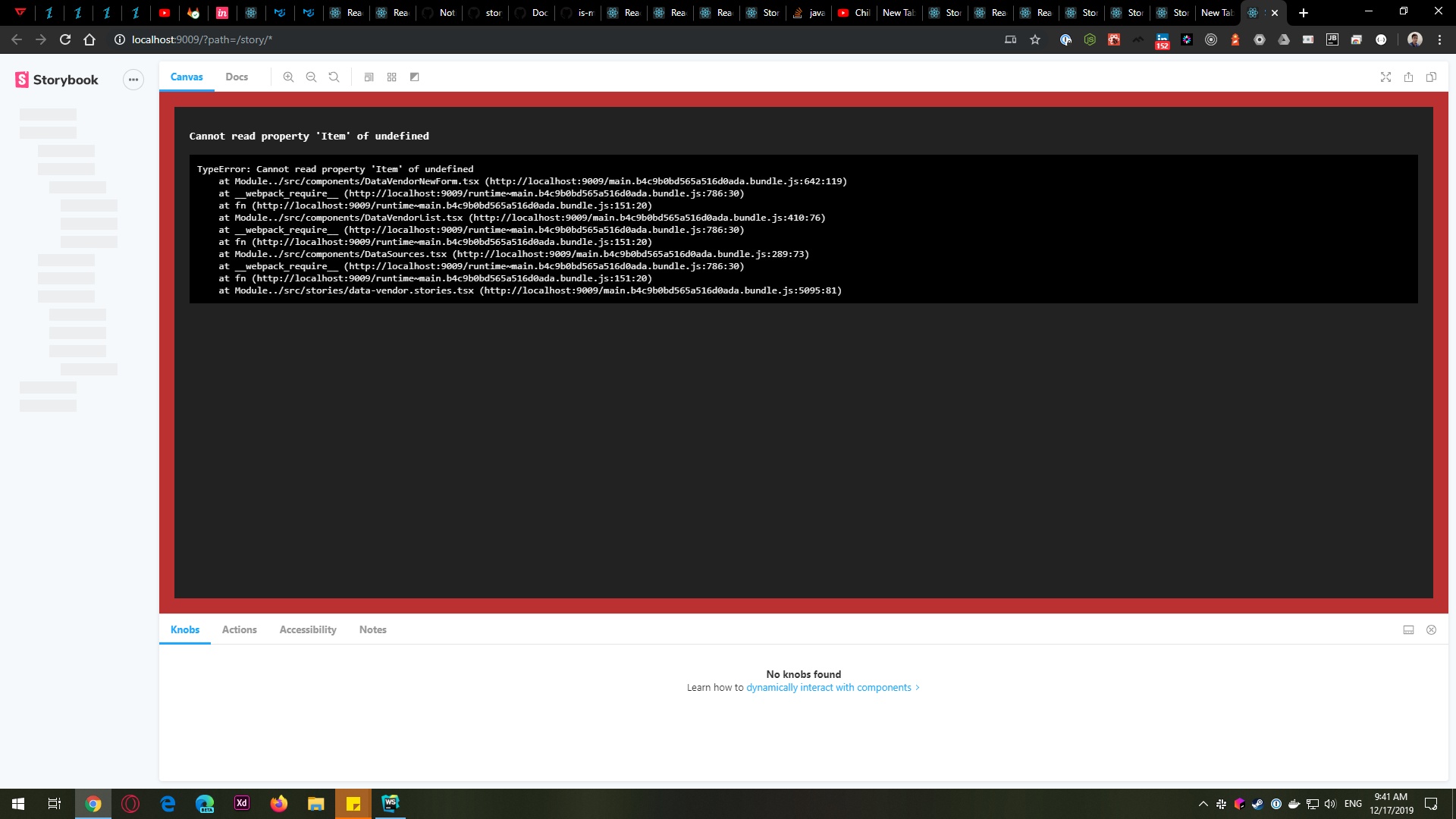 Sub-component is not defined · Issue #9166 · storybookjs/storybook · GitHub