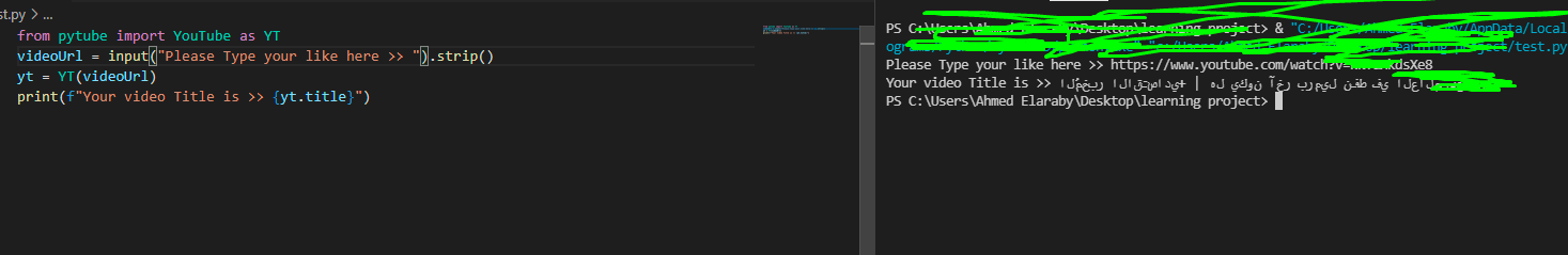 Arabis words is reversed [BUG] · Issue #1119 · pytube/pytube · GitHub