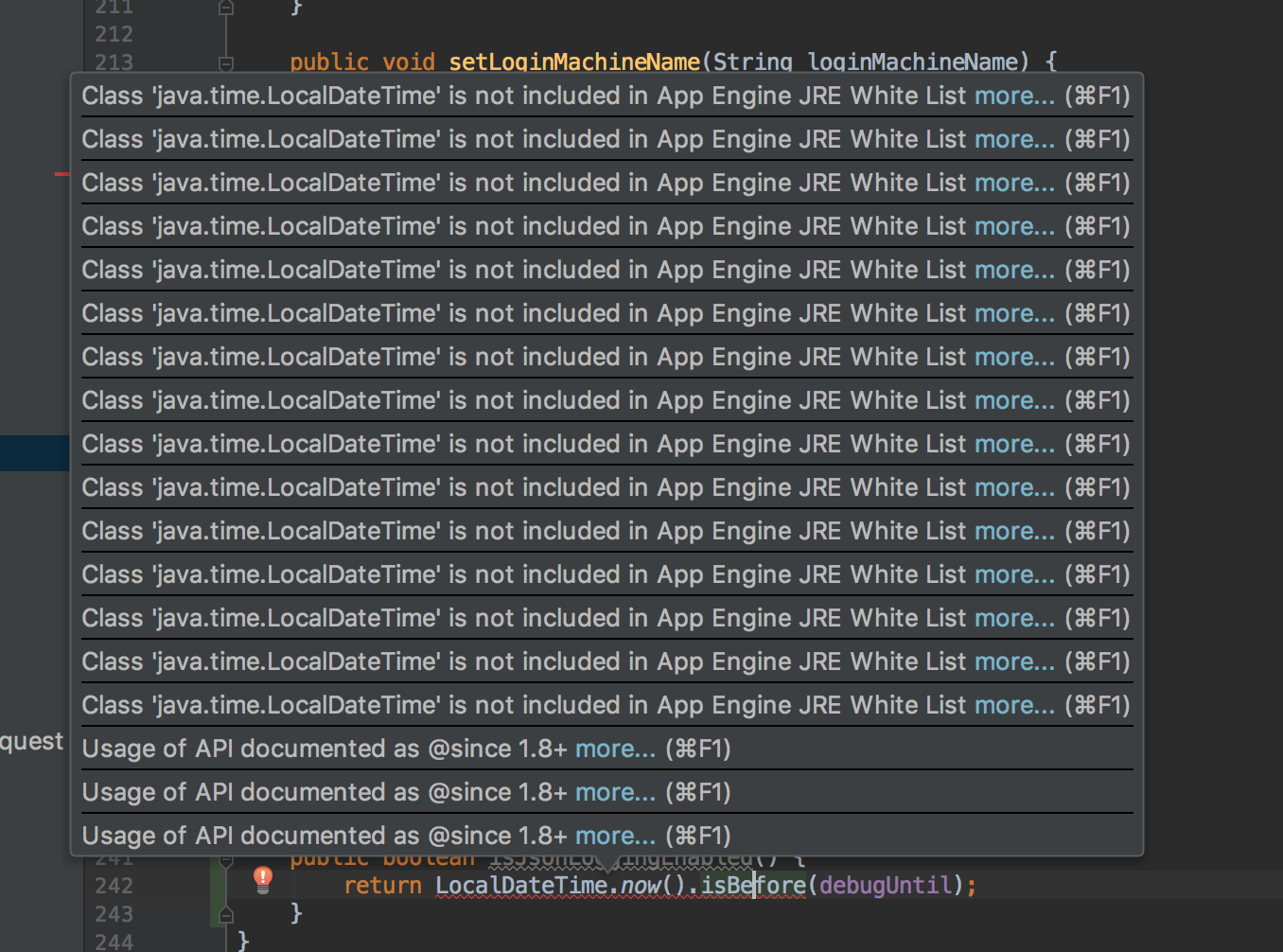 Error message about JRE whitelist while using java8 runtime · Issue #2004 · GoogleCloudPlatform ...