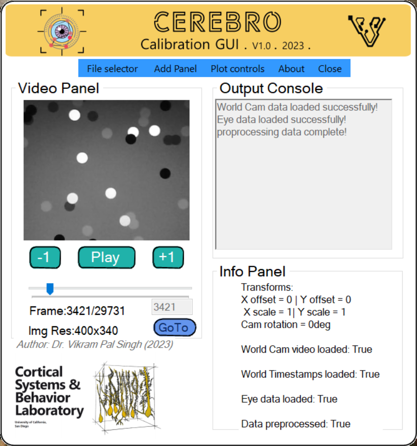GitHub - Vickey17/CerebroCalibrGUI: Eye cam and world cam calibration GUI for CEREBRO (The Head ...