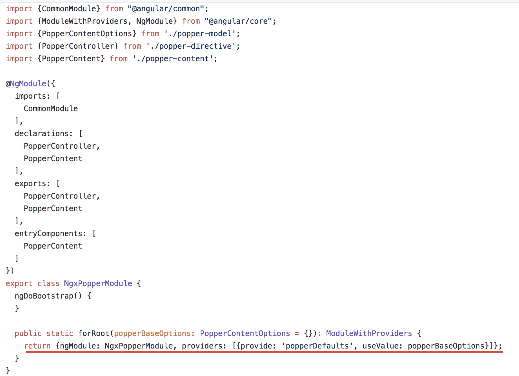 NullInjectorError: StaticInjectorError(AppModule)[popperDefaults] · Issue #122 · MrFrankel/ngx ...