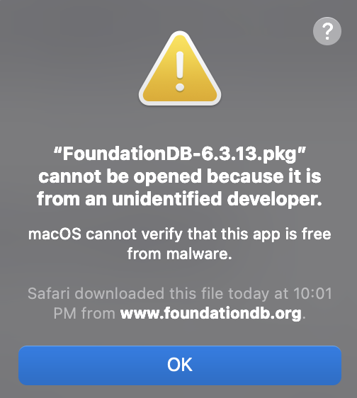 Cannot Install Fdb 6 3 12 On Macos 11 4 · Issue 4887 · Apple Foundationdb · Github