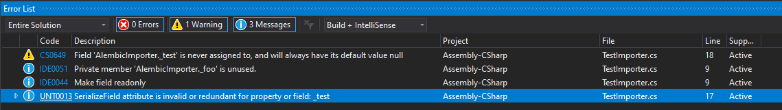Fields of ScriptedImporter should be treated like MonoBehaviours. · Issue #59 · microsoft ...