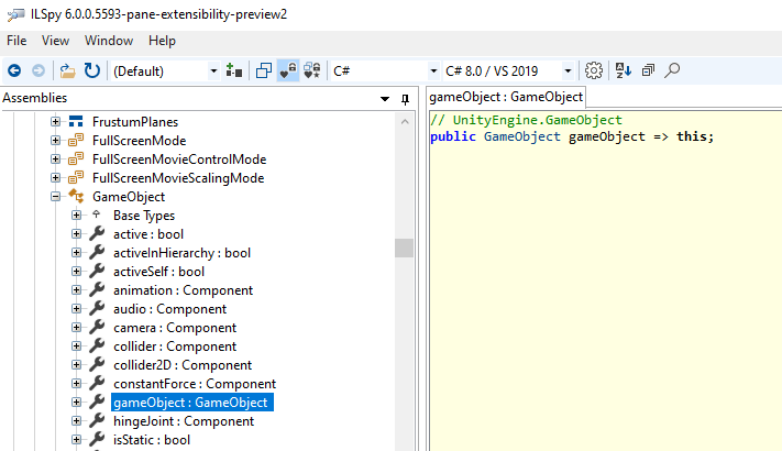 Give An Error When Using Gameobjectgameobject · Issue 92 · Microsoft 8033