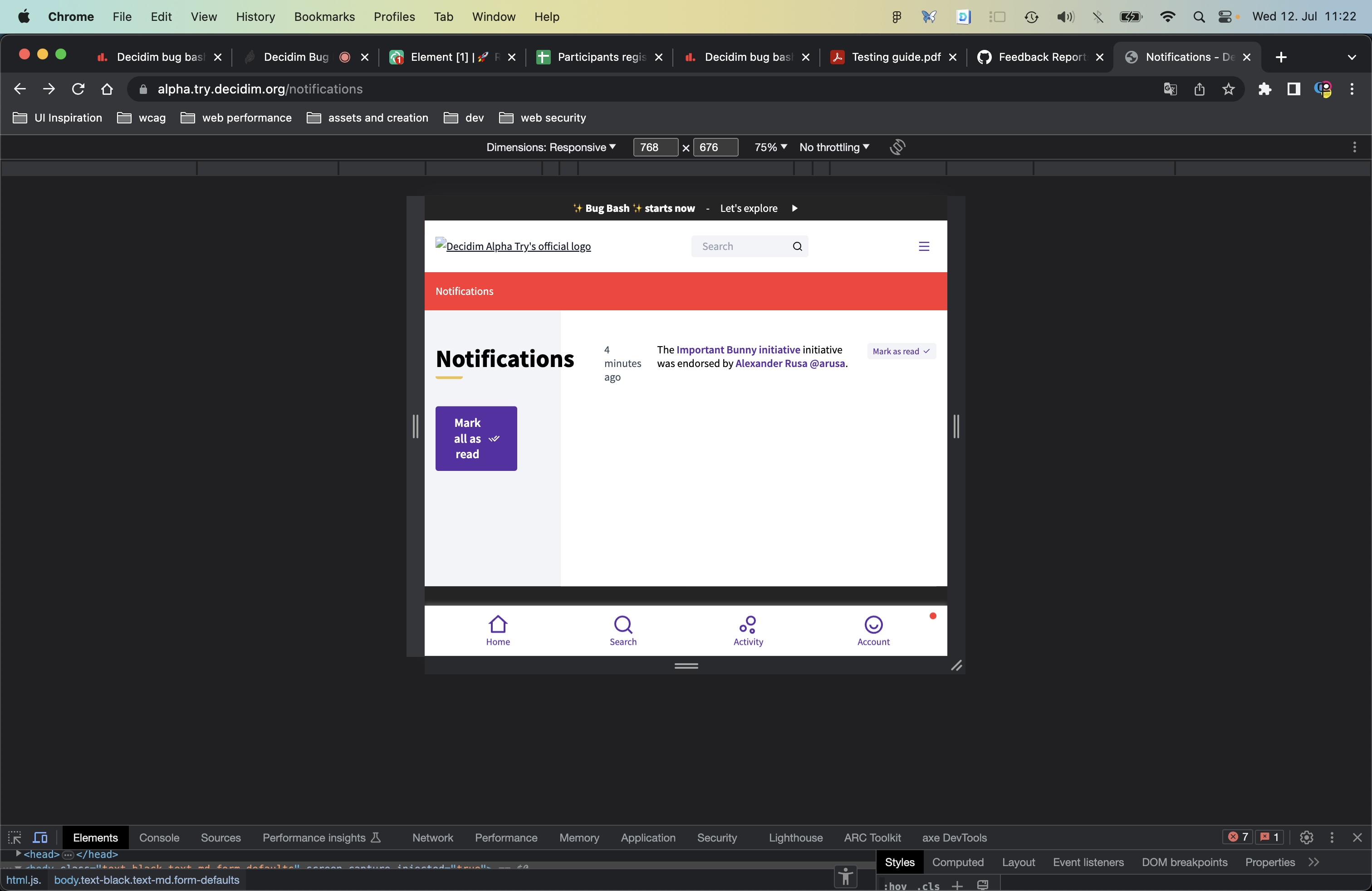 Notifications Title Breaks Layout On Tablet · Issue 11365 · Decidimdecidim · Github 