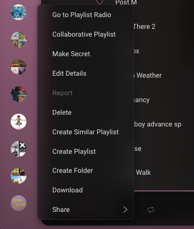 Playlist images not aligned correctly within sidebar when using Dribbblish · Issue #286 ...