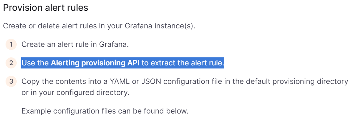 "Create and manage alerting resources using file provisioning" doesn't check out · Issue #61317 ...