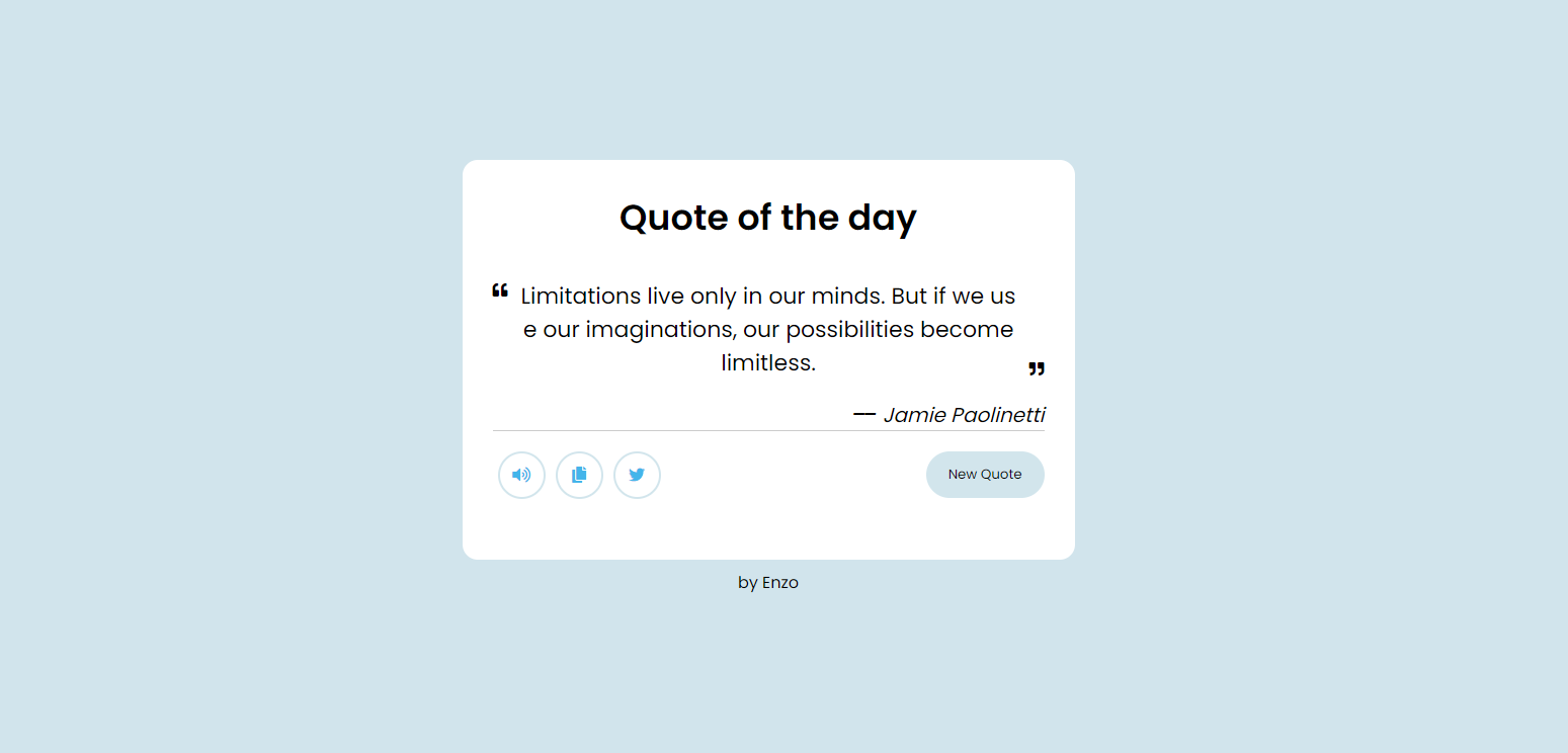 GitHub - efbeducci/Quote-Js: Automatic quote generator based on APIs ...