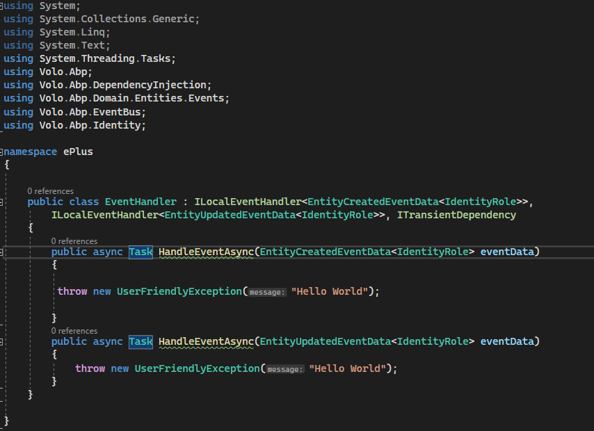 Exception Handling From Within Localeventbus Event · Issue 14246 · Abpframework Abp · Github
