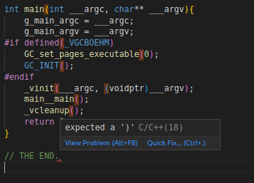 cgen: error: , expected · Issue #16891 · vlang/v · GitHub