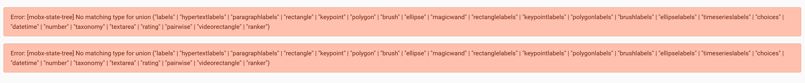 Web Ui Display Error After Adding Annotations Via Rest Api · Issue 3581 · Humansignallabel