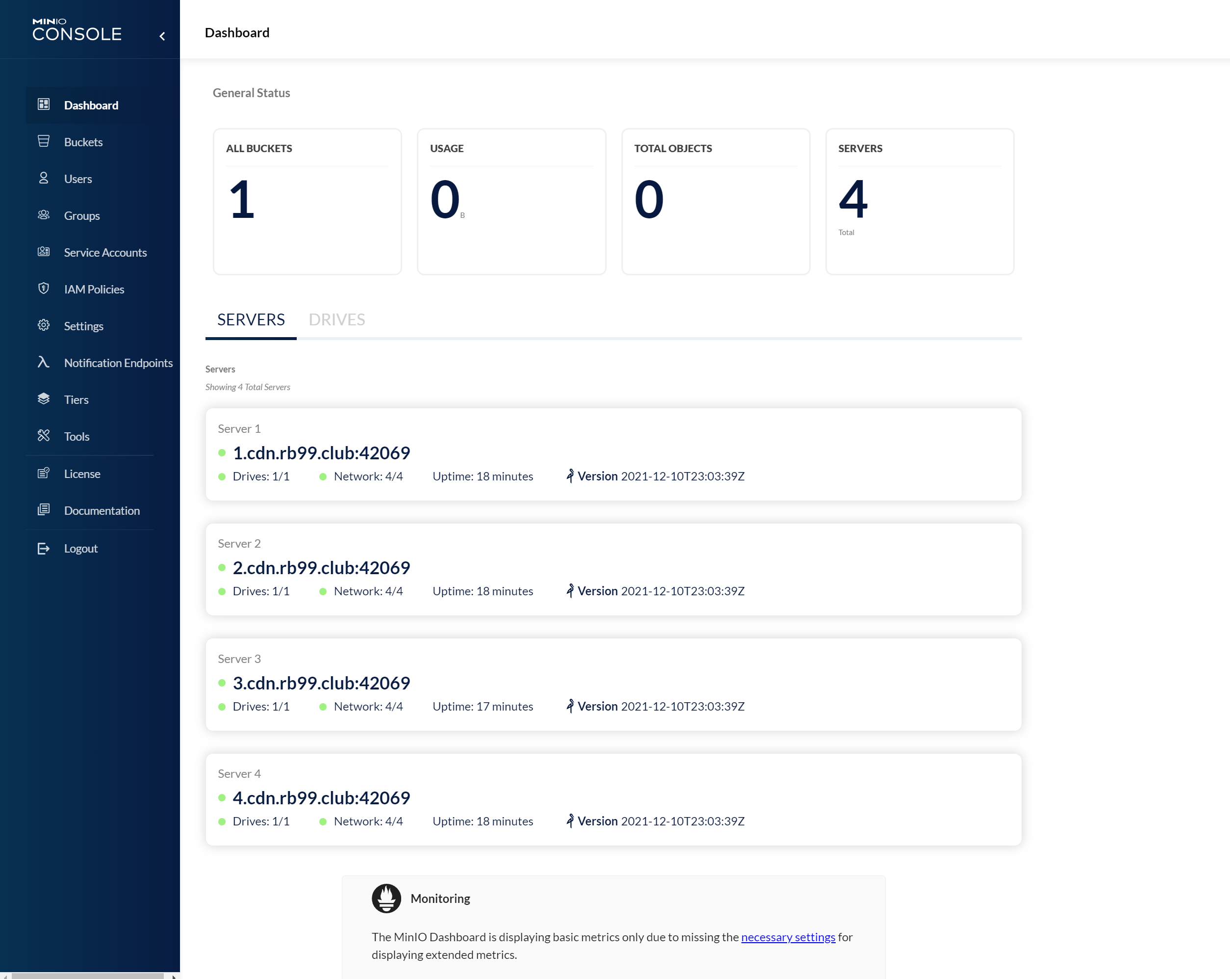 Unable to deploy in distributed mode, works in standalone · Issue #13920 · minio/minio · GitHub
