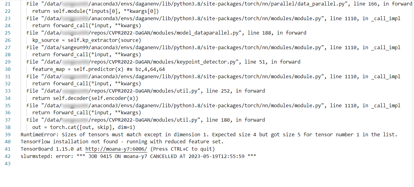 Error While Finetuning The Model Issue 75 Harlanhong CVPR2022