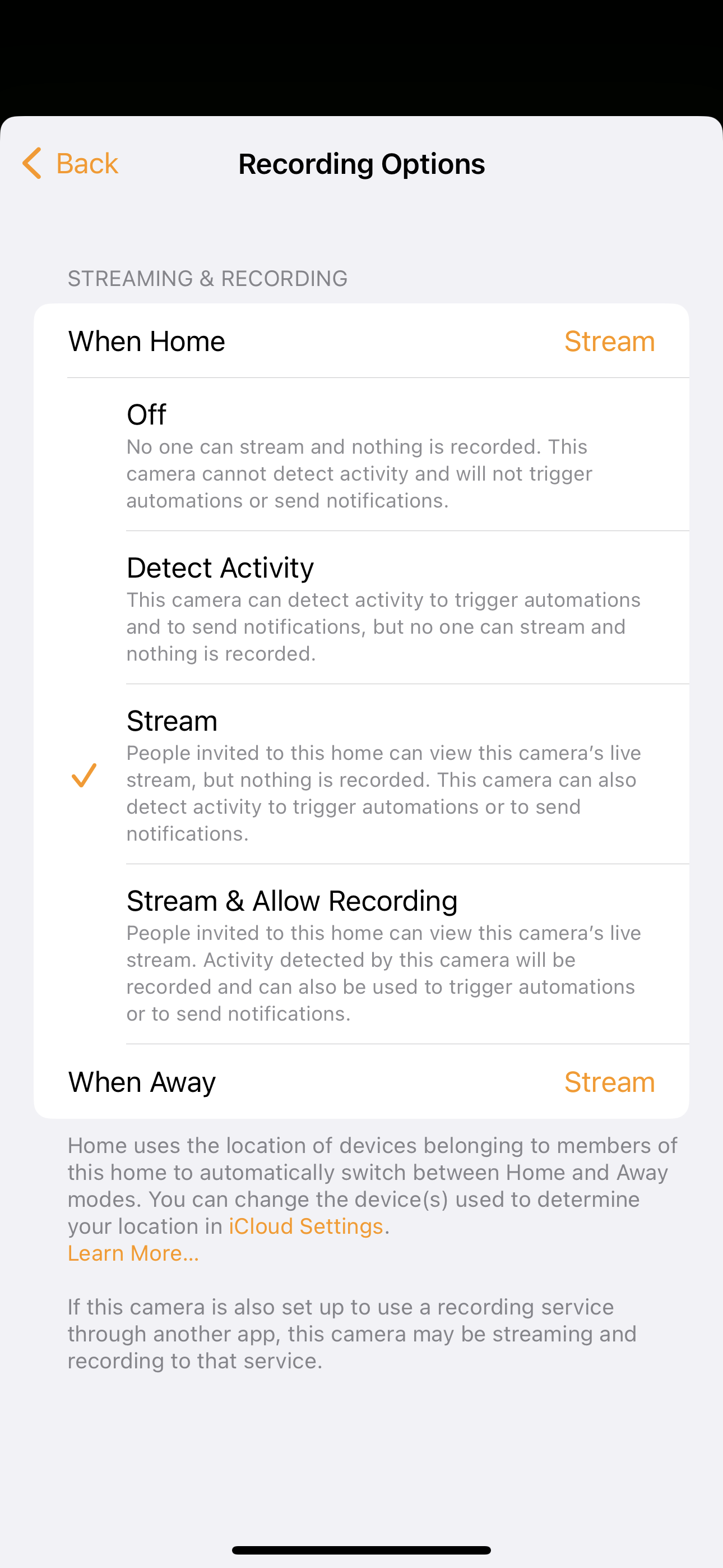 Did 'Disable.Video.HKSV' and 'Enable.Motion.SmartDetect' change with ...