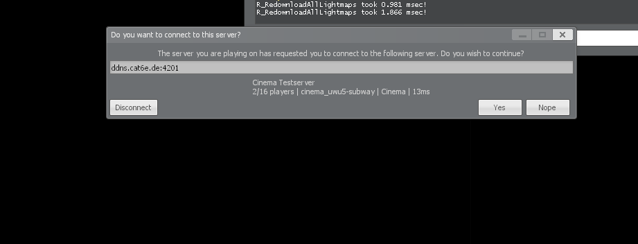 The "Are you sure to connect to this server?" Dialog needs to be reworked. · Issue #1854 ...