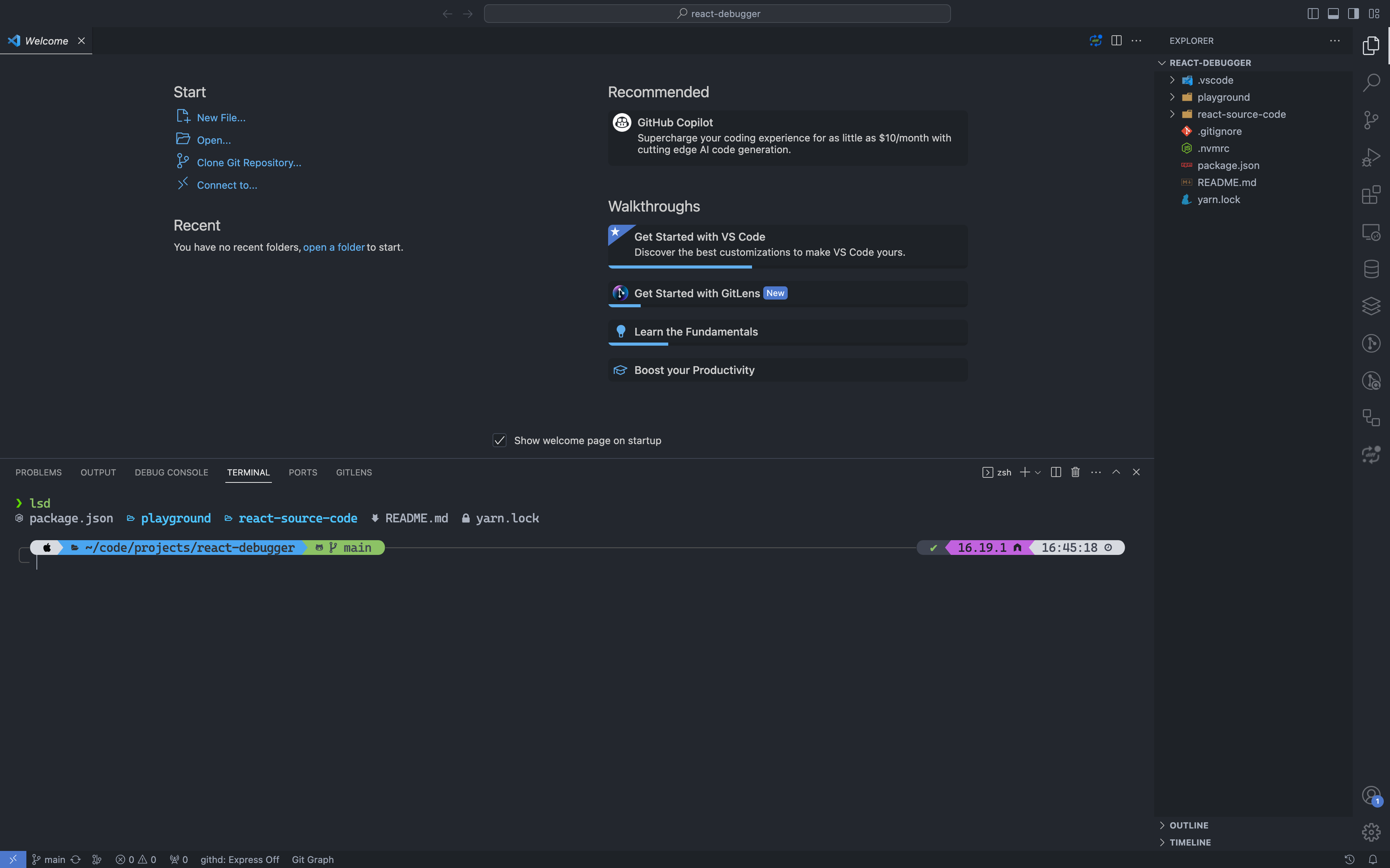 The colors of the terminal when opening VS Code by directly clicking ...