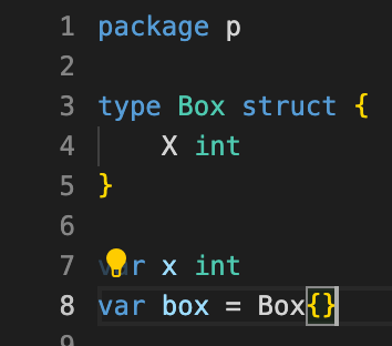 "Fill " yellow lightbulb icon hides code in editor · Issue #151850 ...