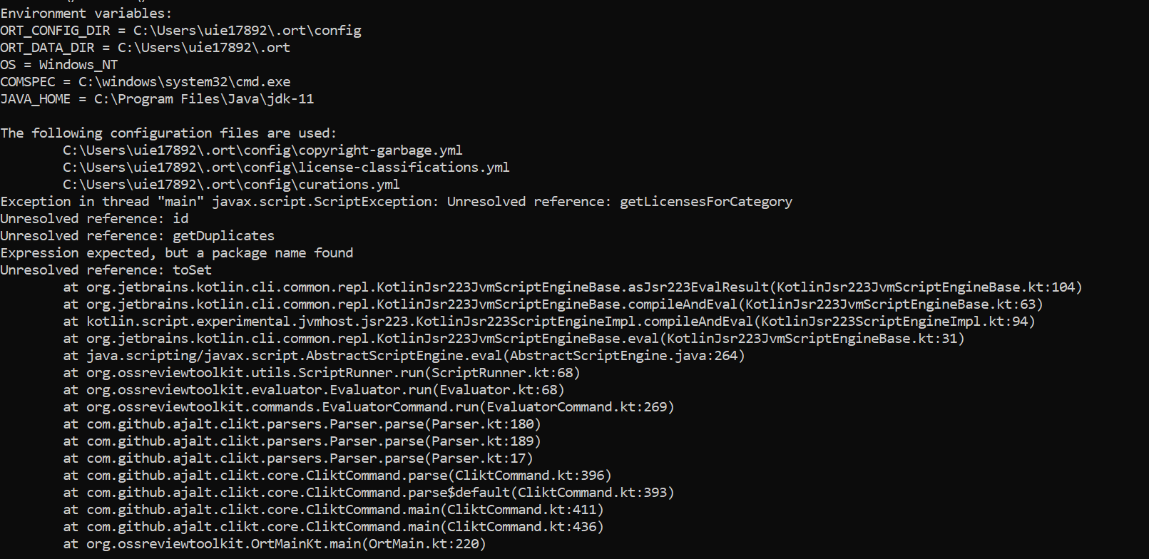 Evaluator Javax Script Scriptexception Unresolved References · Issue 3745 · Oss Review