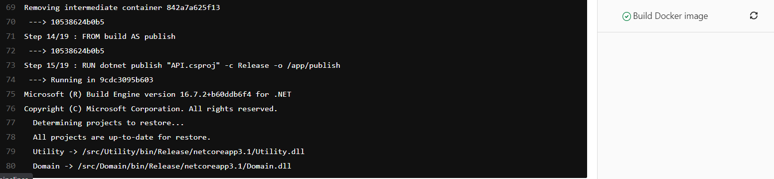 It Was Not Possible To Find Any Installed Core Sdks When Running In A Docker Container