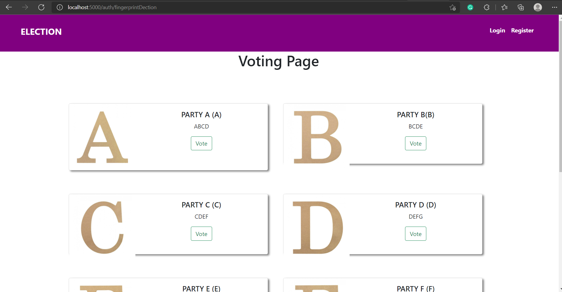 GitHub - tejasvb/FingerprintElectionVotingSystem: Fingerprint based ...