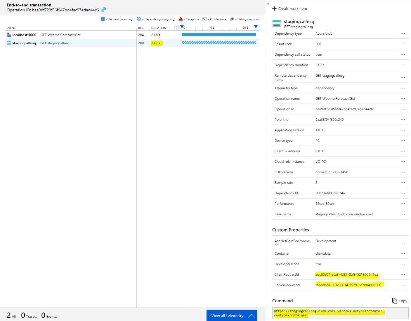Bug Very Slow With Existsasyncexistsuploadblobasyncuploadblob · Issue 12095 · Azure