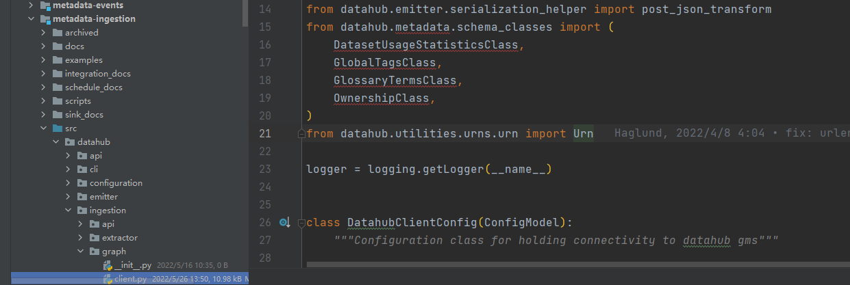 [Develop]: Can not find reference datahub.metadata in idea IDE · Issue ...