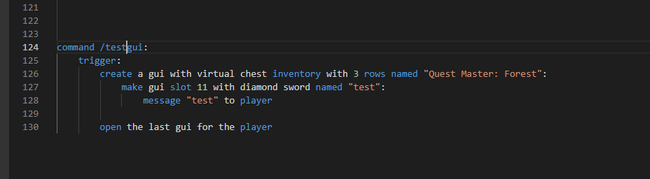 Items didn't run code when clicked. · Issue #63 · APickledWalrus/skript-gui · GitHub
