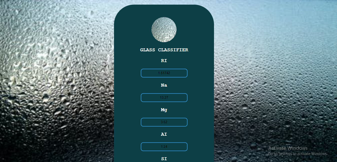 GitHub - Debjani-ghosh/Glass_classifier