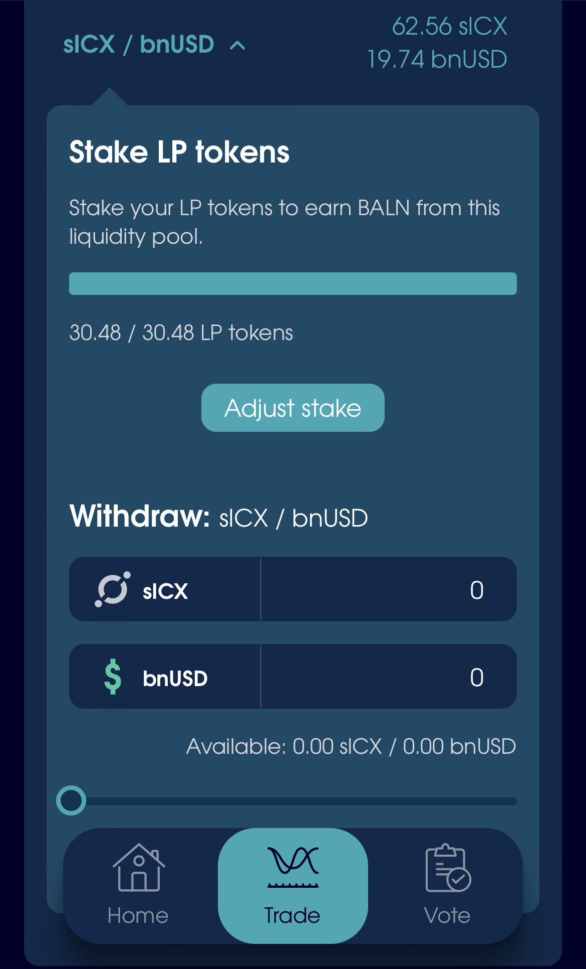 LP token staking UI improvements · Issue #1017 · balancednetwork ...