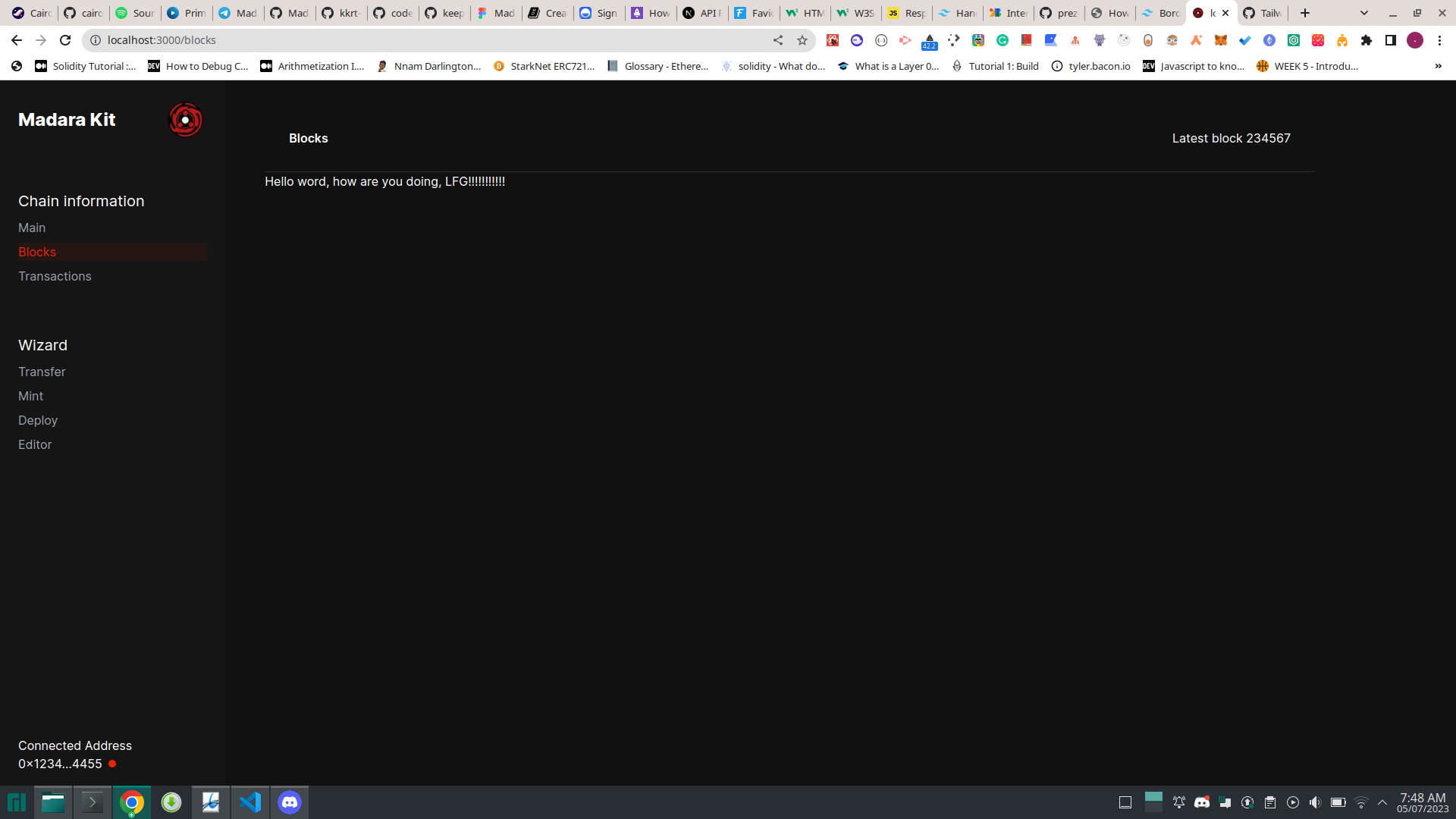 Madara Kit: A Web Application for Interacting with Madara Chain · Issue #764 · keep-starknet ...