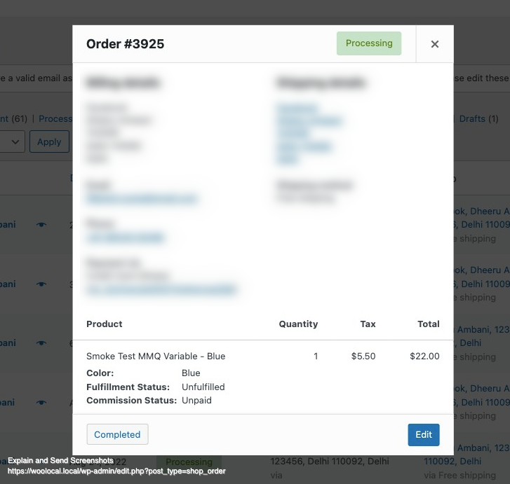 [COT] Order Preview icon does nothing on click · Issue #34489 · woocommerce/woocommerce · GitHub