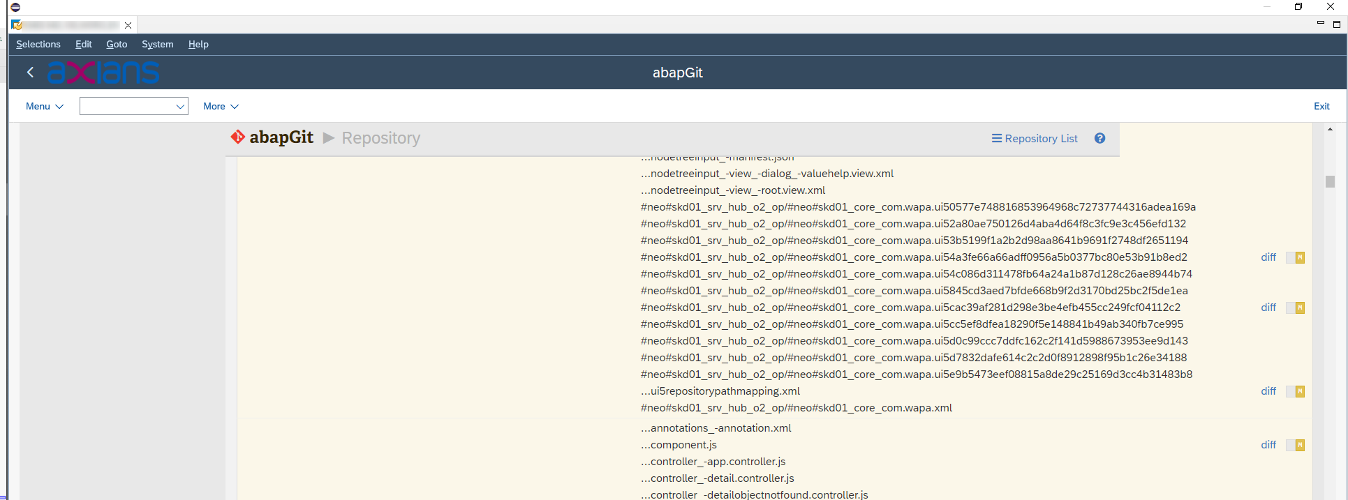 Problematic formatting for WAPA entries · Issue #5178 · abapGit/abapGit · GitHub
