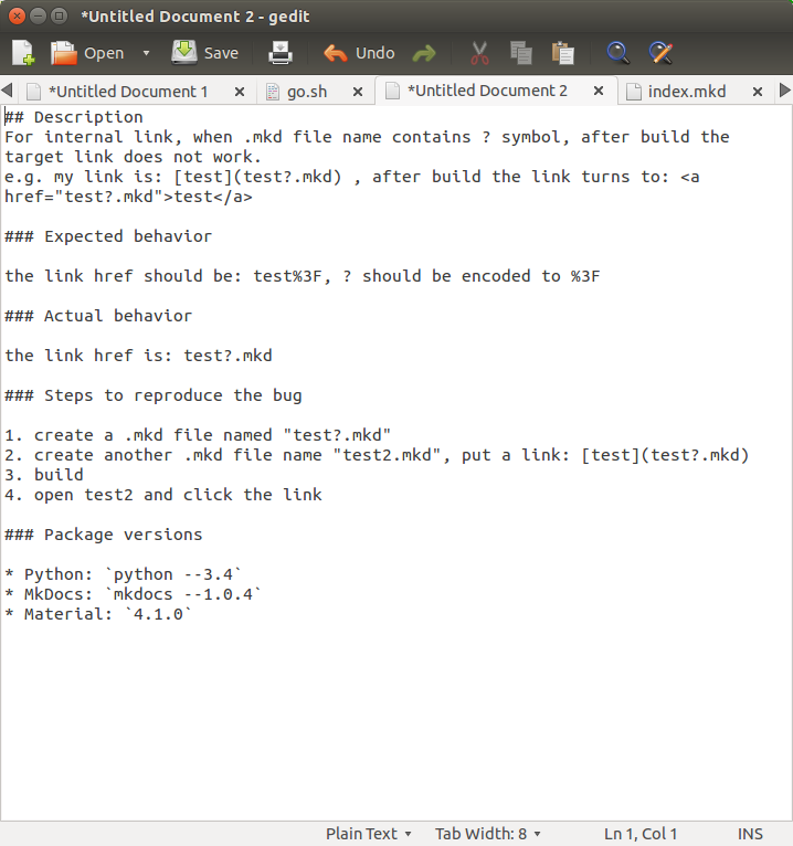 url encode issue · Issue #1227 · squidfunk/mkdocs-material · GitHub